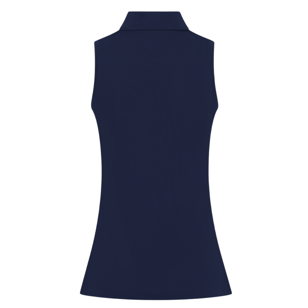 Jazlyn Sleeveless Polo - Navy – Mad Mucker